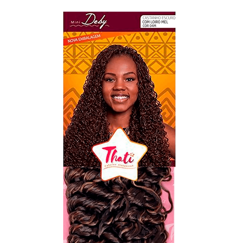 Cabelo Sintético Thati Mini Deby Castanho Escuro com Loiro Mel - News ...